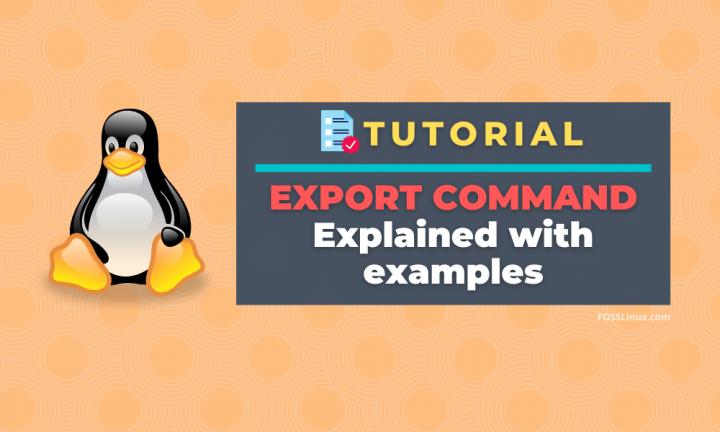 Linux Export Command With Examples