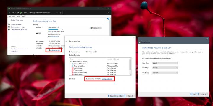 How To Change Backup Schedule On Windows 10