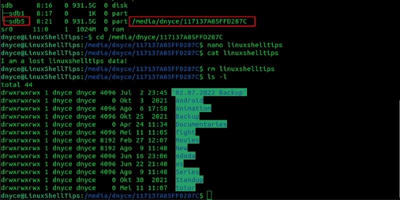 How To Recover Lost And Deleted Data In Linux